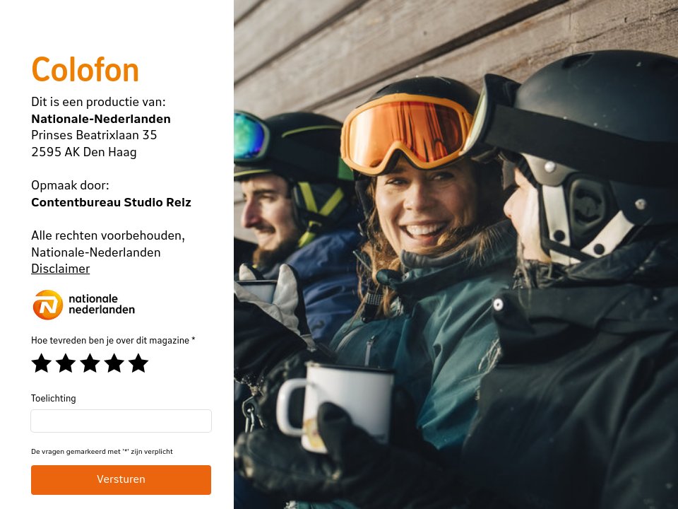 Colofon - Magazine januari 2024